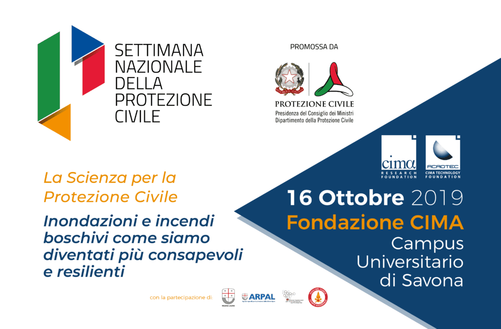 A week for the civil protection - CIMA Research Foundation