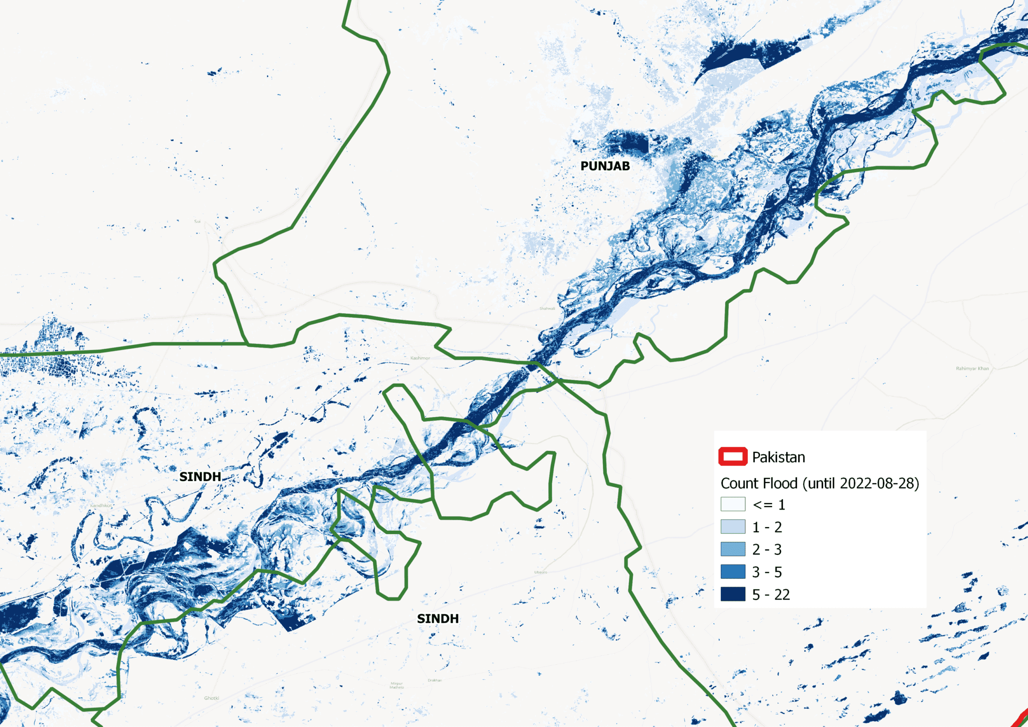 Earth Observation services for floods in Pakistan - CIMA Research ...
